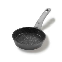 Stoneline Gourmundo Bratpfanne, 14 cm, antihaftbeschichtete Pfanne mit echten Steinpartikeln, alle Herdarten inkl. Induktion, fettfreies Braten