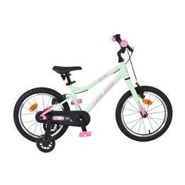Volare Kinderfahrrad Milano f&uuml;r M&auml;dchen 16 Zoll Kinderrad in Mintgr&uuml;n, Zwei Handbremsen