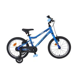 Volare Kinderfahrrad Venom f&uuml;r Jungen 16 Zoll Kinderrad in Blau, Zwei Handbremsen