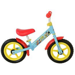 Volare Laufrad Disney Mickey Mouse 12 Zoll aus Metall, Kinderlaufrad ab 2 Jahren mit verstellbarem Sattel