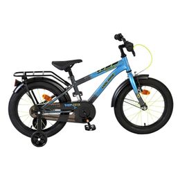 Volare Kinderfahrrad Thombike f&uuml;r Jungen 16 Zoll Kinderrad in Blaugrau