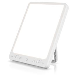 MYBEO Tageslichtlampe LED Lichttherapielampe, Tageslichtleuchte mit Standfu&szlig;, Lichtdusche, Dimmfunktion, verschiedene Lichtmodi, LED fest integriert