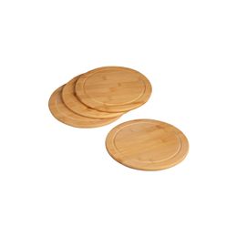 Kesper Fleischteller mit Saftrille, 4er Set,FSC