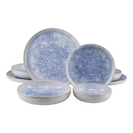 Creatable - 25398, Uno Mykonos Gl&auml;nzend - Tellerset 8-tlg