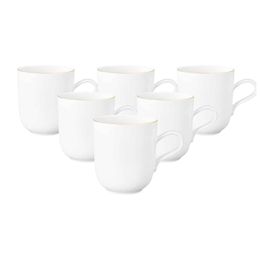 Seltmann Weiden Henkelbecher Liberty Goldrand 400 ml 6er Set