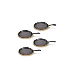 ECHTWERK Servierpf&auml;nnchen "Oval" 4tlg.