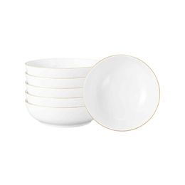 Seltmann Weiden Foodbowls Liberty Goldrand &oslash; 25 cm 6er Set