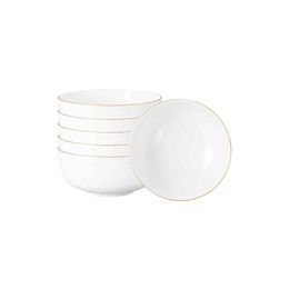 Seltmann Weiden M&uuml;slischalen Liberty Goldrand &oslash; 15 cm 6er Set