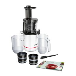 Bosch MESM500W Entsafter Slow wei&szlig;/schwarz