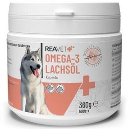 REAVET Omega-3 Lachs&ouml;l Kapseln 500Stk