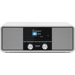 Technisat DIGITRADIO 330 - DAB+/UKW 10W Radio mit CD, Bluetooth, Fernbedienung wei&szlig;