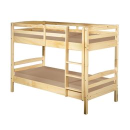Inter Link Etagenbett >Annika< 90x200 natur + 2 Lattenroste