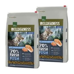 REAL NATURE WILDERNESS Trockenfutter Katze, Adult, Fresh Fish, Lachs 2x2,5 kg