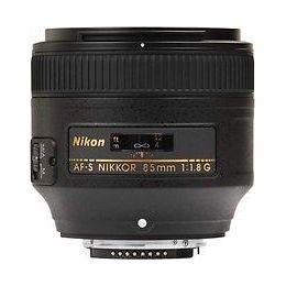 Nikon AF-S NIKKOR 85 mm F1.8 G 67 mm Filtergewinde (Nikon F Anschluss) schwarz