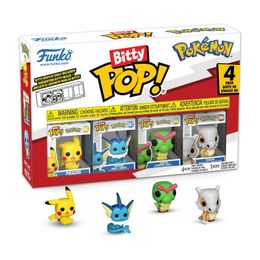 Bitty POP - Pok&eacute;mon - Series 1 4er-Pack (Pikachu, Vaporeon, Caterpie, Cubone)