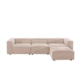 H&ouml;ffner Selection Big Sofa inklusive Hocker John &brvbar; creme &brvbar; Ma&szlig;e (cm): B: 319 H: 67 T: 198.0