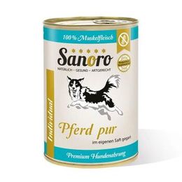 Sanoro Pures Muskelfleisch vom Pferd 12x400g