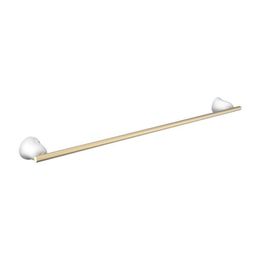 Laufen THE NEW CLASSIC Handtuchhalter H8778567660001 600x73mm, Wei&szlig; / PVD Blassgold matt