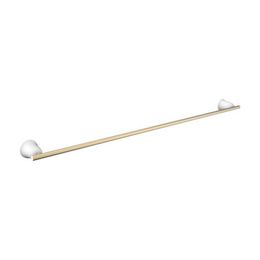 Laufen THE NEW CLASSIC Handtuchhalter H8778577630001 800x73mm, Wei&szlig; matt / PVD Blassgold matt