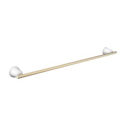 Laufen THE NEW CLASSIC Handtuchhalter H8778567630001 600x73mm, Wei&szlig; matt / PVD Blassgold matt