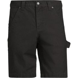 LANDS' END Komfort Zimmermanns-Shorts f&uuml;r Herren, Herren, size: regular, Schwarz, Baumwolle, by Lands' End