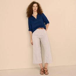 LANDS' END 7/8-Hose aus Leinen f&uuml;r Damen, Damen, size: regular, Elfenbein, by Lands' End