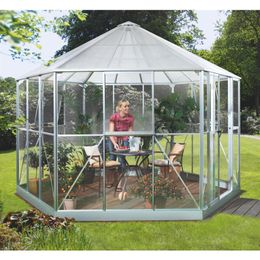 Vitavia Gew&auml;chshaus Hera 9000 Alu blank, mit Einscheibensicherheitsglas