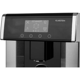 Klarstein Eiszeit Eisw&uuml;rfelmaschine Edelstahl 3 Eisw&uuml;rfelgr&ouml;&szlig;en silber