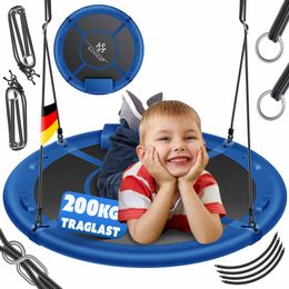 Kesser&reg; Nestschaukel Tellerschaukel H&auml;ngeschaukel Rundschaukel Schaukel verstellbar Garten-Schaukel Kinderschaukel Indoor - Outdoor-Schaukel f&uuml;r Kinder & Erwachsene