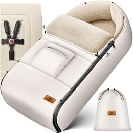 Kidiz&reg; Babyfu&szlig;sack Baby Fu&szlig;sack Winterfu&szlig;sack Babyschale mit Rei&szlig;verschluss Kuschelsack Babydecke Kinderwagen waschbar verschlie&szlig;barer Kopfteil, Tasche, passend f&uuml;r alle Kinderwagen