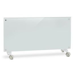 Klarstein Bornholm Smart Konvektions-Heizger&auml;t 2000 W SmartHeat Design: WiFi-Verbindung LED-Display 24-h-Timer 2 Heizstufen: 1000 / 2000 W IP24: Spritzwassergesch&uuml;tzt Fernbedienung Standger&auml;t Wei&szlig;