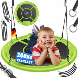 Kesser&reg; Nestschaukel Tellerschaukel H&auml;ngeschaukel Rundschaukel Schaukel verstellbar Garten-Schaukel Kinderschaukel Indoor - Outdoor-Schaukel f&uuml;r Kinder & Erwachsene