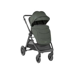 Kikka boo Kombikinderwagen Ava 3 in 1 Babywanne, Babyschale, Gummir&auml;der, Tasche gr&uuml;n