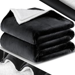 Kesser&reg; Kuscheldecke Flauschige Sherpa Extra Weich & Warm Wohndecke Flanell Fleecedecke, Falten best&auml;ndig/Anti-verf&auml;rben als Couchdecke Sofadecke oder Bett&uuml;berwurf