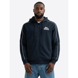 Lonsdale Herren Kapuzensweatjacke mit Rei&szlig;verschluss normale Passform CHALDON