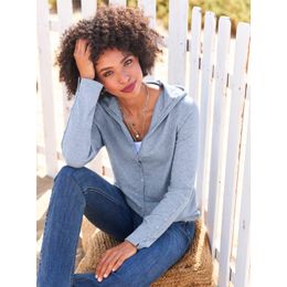 Heine Kapuzenstrickjacke