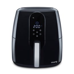 H.Koenig Air Fryer FRY820 Fritteuse ohne &Ouml;l, 5,5L, 7 programme, einstellbar von 80 &deg;C bis 200 &deg;C, screen, herausnehmbarer Korb, sp&uuml;l, 1800 W