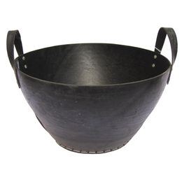 METROX Holzkorb aus Gummi, Kaminholzkorb 2 Griffe, H&auml;he 34cm, oben 51cm, 99171