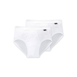 Schiesser Herren Slip Wei&szlig;