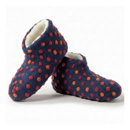 NYVI Bettschuhe IamFlauschi &ndash; Kuschelig Warme Hausschuhe aus 100% Reiner Schafwolle Gr&ouml;&szlig;e:42 / 43;Farbe:Melting IceBlau