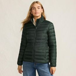 LANDS' END Ultraleichte verstaubare Wanderweight&trade; Daunenjacke, Damen, size: regular, Gr&uuml;n, Nylon, by Lands' End