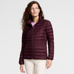 LANDS' END Ultraleichte verstaubare Wanderweight&trade; Daunenjacke, Damen, size: regular, Rot, Nylon, by Lands' End
