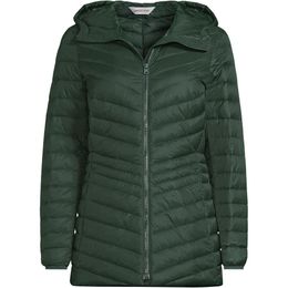 LANDS' END Daunenjacke WANDERWEIGHT Verstaubar Ultraleicht mit Kapuze f&uuml;r Damen in Plus-Gr&ouml;&szlig;e, Damen, size: plus, Gr&uuml;n, Nylon/Daunen, by Lands' End