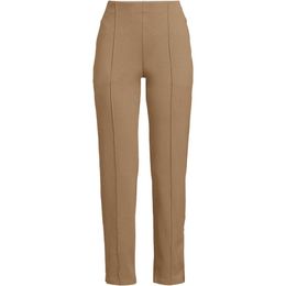 LANDS' END Kn&ouml;chellange Bleistifthose Starfish f&uuml;r Damen in Petite-Gr&ouml;&szlig;e, Damen, size: petite, Braun, Elasthan/Baumwoll-Mischung, by Lands' End