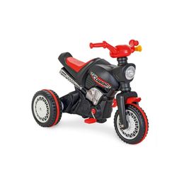 Pilsan Dreirad Cobra 07323 Motorrad-Design, Tr&ouml;te am Lenker, Pedale, ab 3 Jahre schwarz