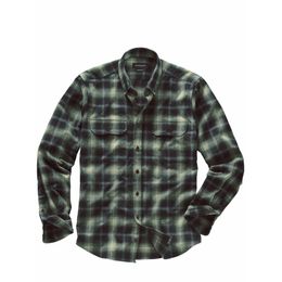 Mey & Edlich Mey & Edlich Herren Schattenkaro-Overshirt Gr&uuml;n 100 % Baumwolle
