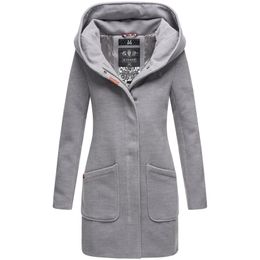 Marikoo Damen Hochwertiger Wintermantel Mantel Trenchcoat Mit Kapuze Maikoo