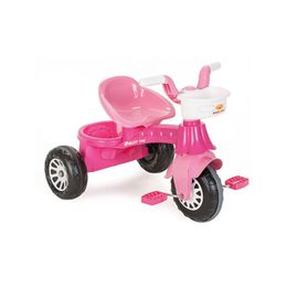 Pilsan Dreirad 07140 Korb vorne und hinten 35 kg Pedale Kunststoffreifen Motorik rosa