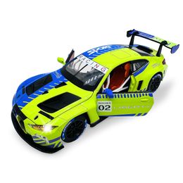 Jamara BMW M4 GT3 Diecast 1:24 gr&uuml;n inkl. Knopfzellen
