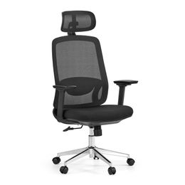 hjh OFFICE Profi B&uuml;rostuhl Ergosento Stoff / Netzstoff mit Armlehnen (h&ouml;henverstellbar)